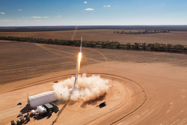 South Australia just fired a 38ft test rocket 50km into the ...